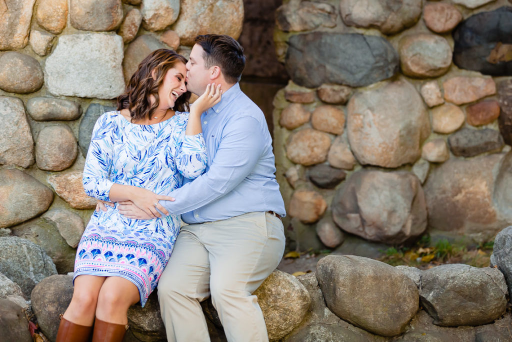Bancroft's Castle Gibbet Hill Engagement Session - Whiting Photography